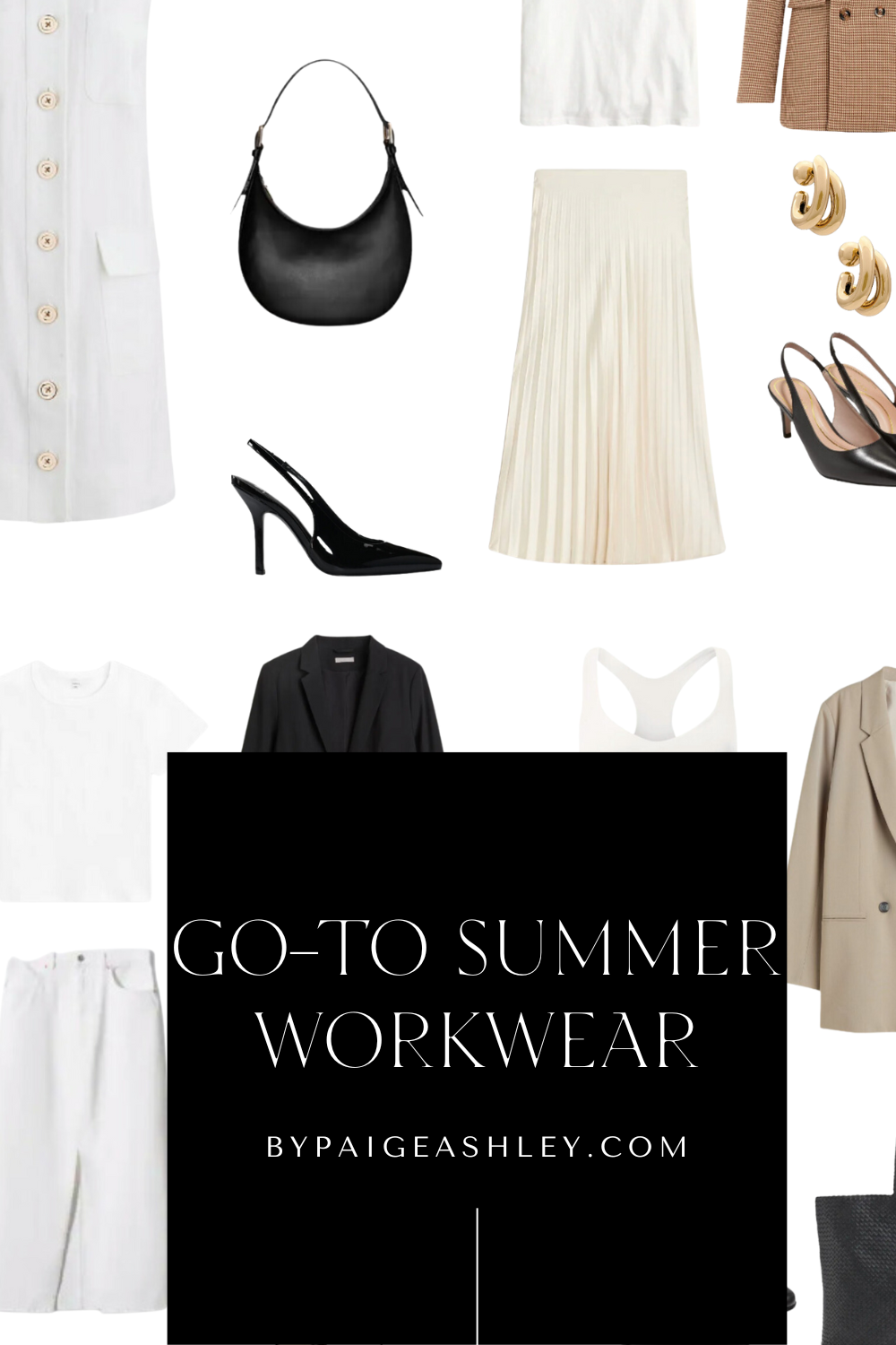 How to Dress for Work in the Summer: 5 Go-to Outfits - By Paige Ashley